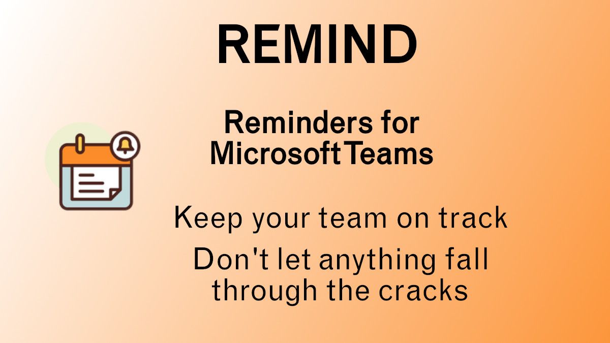 Remind - Reminders for Microsoft Teams